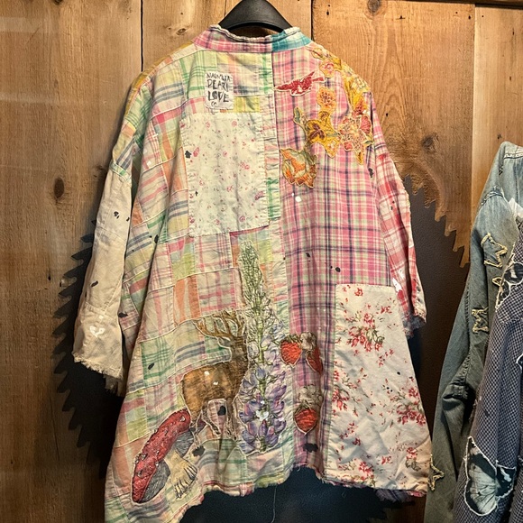 Magnolia Pearl | Jackets & Coats | Nwt55 Magnolia Pearl Patchwork ...